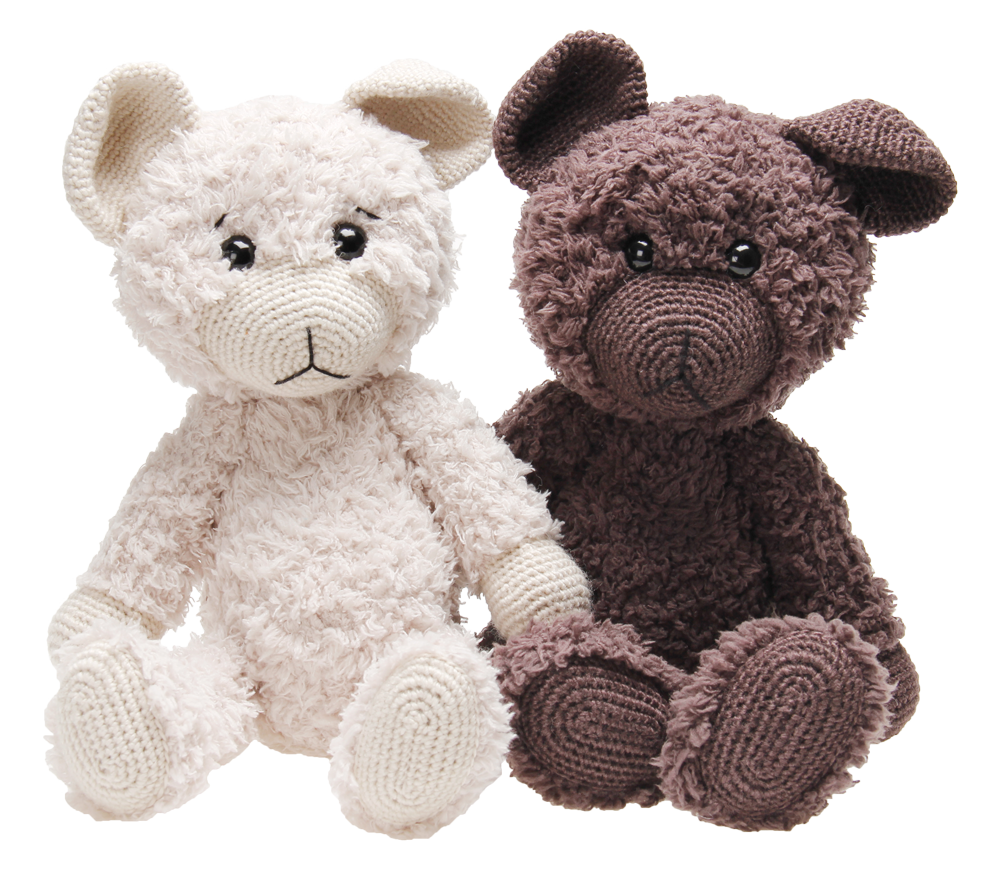Teddy Family - Crochet - for payment - Go handmade